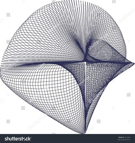 Bezier Curve Mathematical Line Art Stock Vector 2152879 Shutterstock
