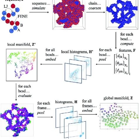 schematic of the unsupervised learning method used to characterize the