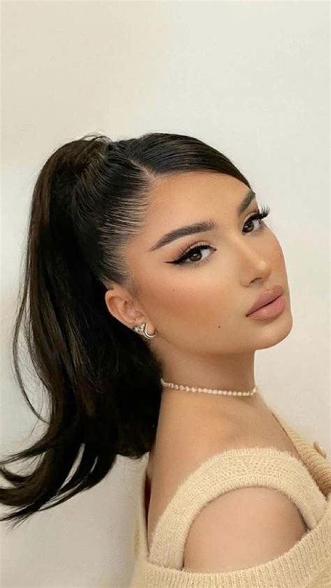 Simple Baddie Hairstyle Ideas Peinados Coleta Alta Peinado De Cola