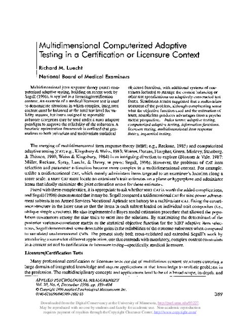 Pdf Multidimensional Computerized Adaptive Testing Of The Eortc Qlq C30 Basic Developments
