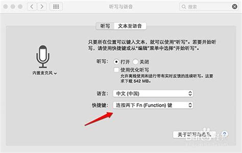 Mac中怎么进行语音实时输入 日常知识网