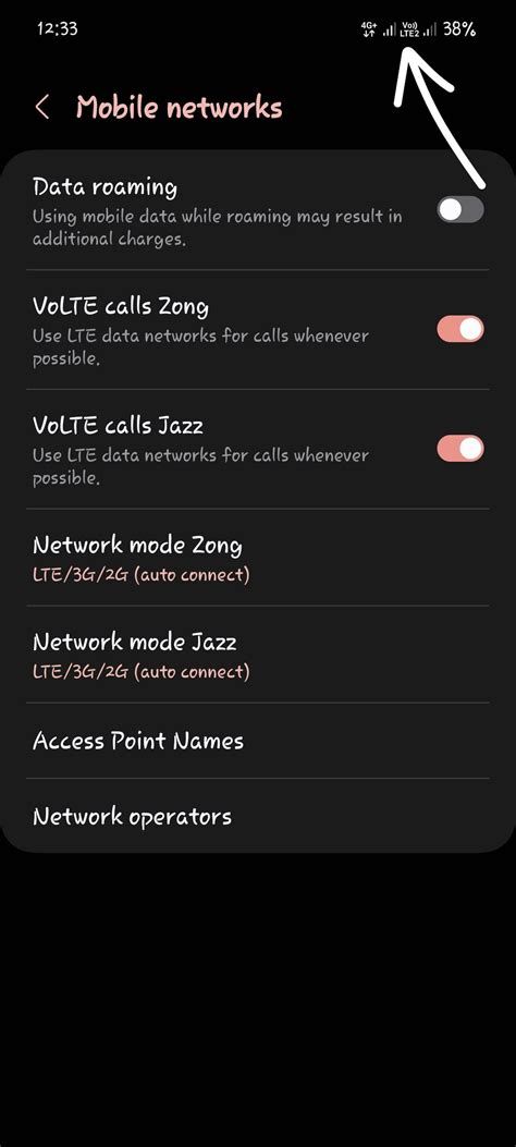 Volte Option Not Showing Samsung Members