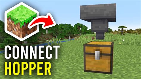 How To Connect Hopper To Chest In Minecraft Full Guide Youtube