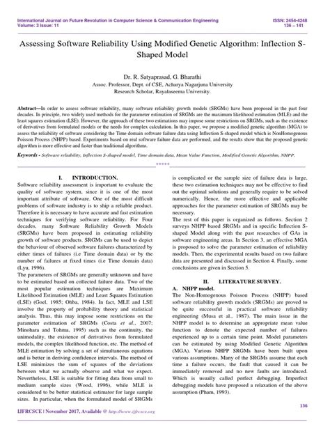 assessing software reliability using modified genetic algorithm