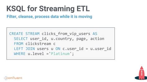 Unlocking The World Of Stream Processing With Ksql The Streaming Sql