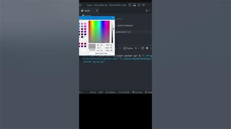Easily Make Color Picker In Python Youtube