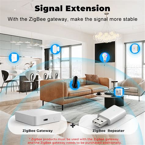 Tuya Smart Life Zigbee 30 Répéteur De Signal Usb Extender Smart Home