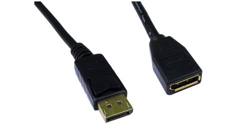 Buy 2 Metre Black Display Port Male Female DisplayPort Male To DisplayPort Female Comms