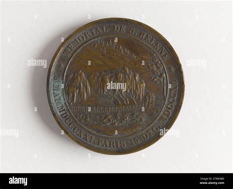 Memorial Of Saint Helena Bovy Antoine Engraver In Medals