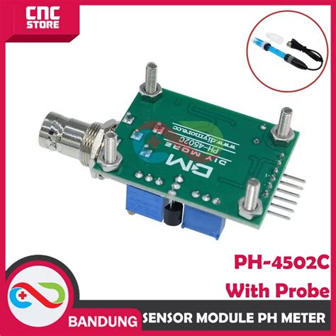Jual SENSOR PH METER MODULE PH 4502C WITH PROBE ELECTRODE FOR Shopee Indonesia