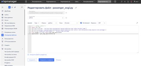 Документация Ispmanager 6 Lite Pro Host Установка Django