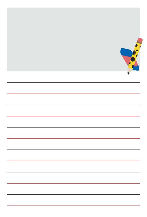 10 Best Printable Primary Writing Paper Template Images And Photos Finder