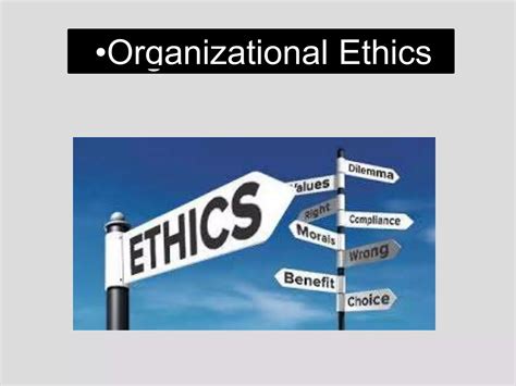 Organization Culture And Ethics Pptx