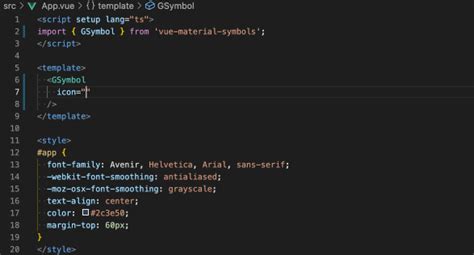 GitHub Tsutoringo Vue Material Symbols