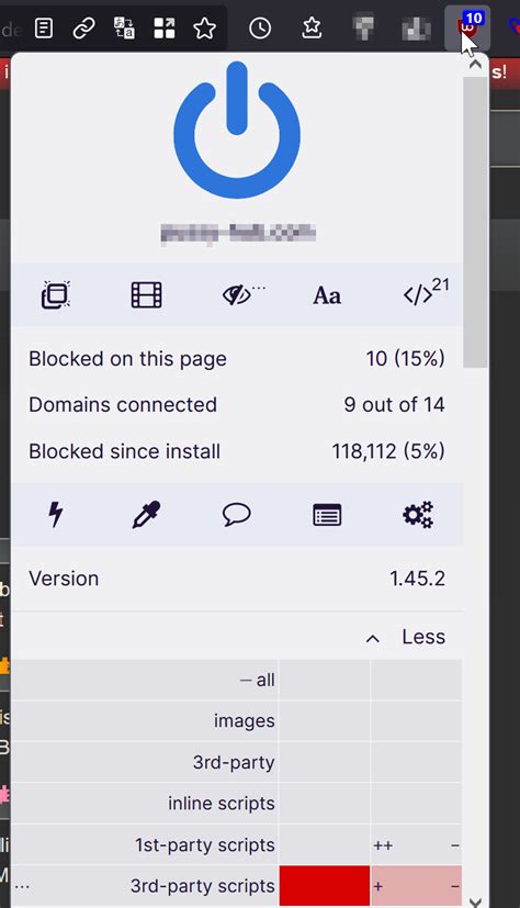 Is This A Bug Ublock Window Opening In A Vertical Cropped Way · Issue 2427 · Ublockorigin