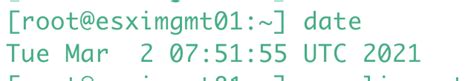 Set Vmware Esxi Date And Time Using Esxcli Virtualization Dbaas And Whatever Crosses My Mind