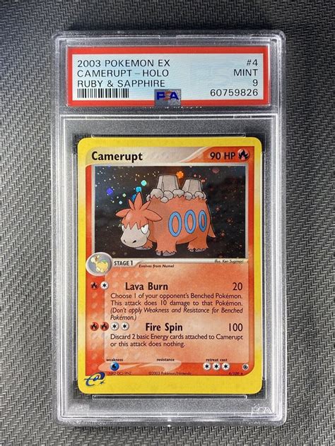 Pokemon Camerupt Card
