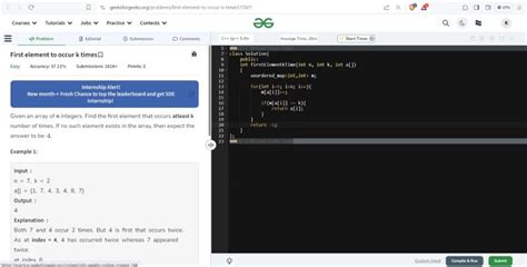 Kiran Goje On Linkedin Problemsolving Geeksforgeeks Potd