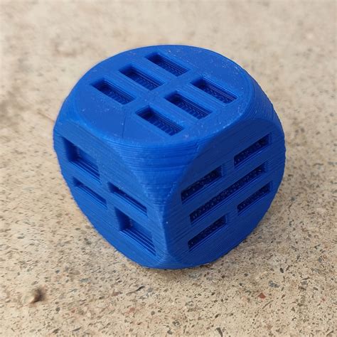 Dice With Rectangle Dots By Route3d6 Download Free Stl Model