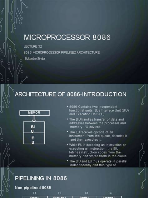 8086 Microprocessor Pipelined Architecture Pdf