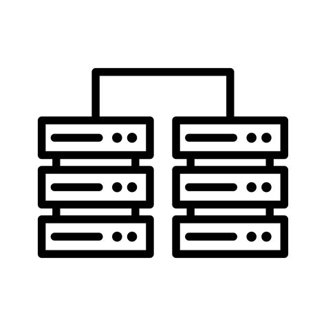 Database Server Icon 1486437 Vector Art At Vecteezy