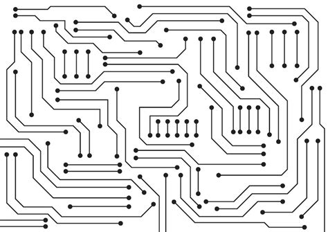 하이테크 디지털 데이터 연결 시스템 및 컴퓨터 전자 설계를 사용한 회로 기술 배경 프리미엄 벡터