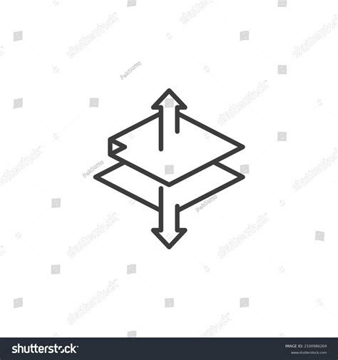 Vector Sign Layer Symbol Isolated On Stock Vector Royalty Free 2100986269 Shutterstock
