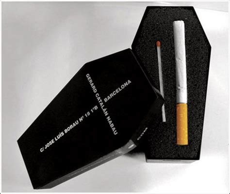 Мрачные упаковки сигарет для тех кто бросает