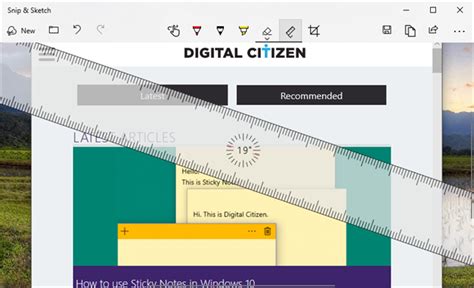 How To Edit Screenshots And Images Using Snip Sketch Digital Citizen How To Edit Screenshots And Images Using Snip Sketch Digital Citizen