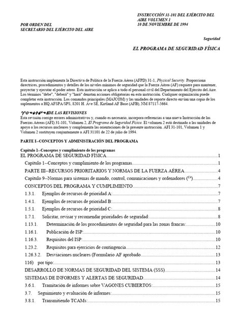afi 31 101 el programa de seguridad física pdf pdf