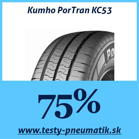Kumho PorTran KC53: 75 %, 2 recenzie, od 60,10 € | Testy-Pneumatik.sk