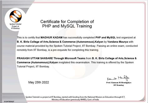 Madhur K On Linkedin Spokentutorial Php Mysql