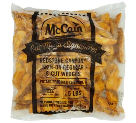 Mccain Skin On Potato Wedges 227kg Vlt Frozen Foods