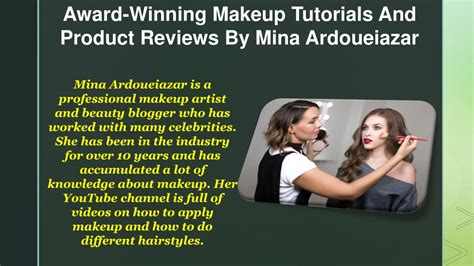 Ppt Award Winning Makeup Artist Powerpoint Presentation Free