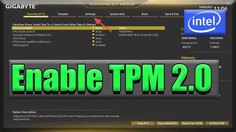 Enable Tpm On Gigabyte Motherboard Intel At Robert Guajardo Blog