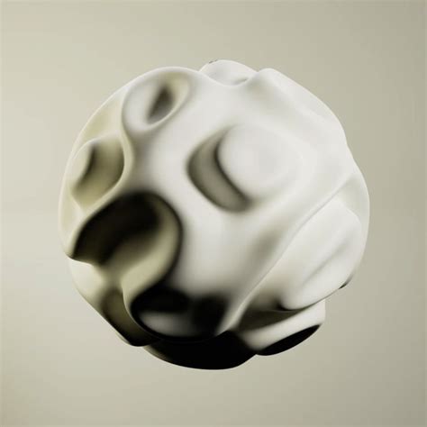abstract sphere with displacement nodes blender in 2025 3d tutorial