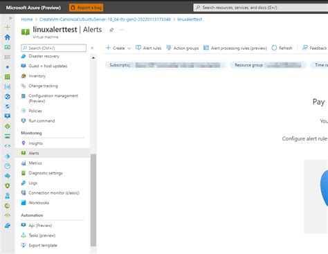 Issue Creating Alert On Vm For Azure Using Guest Metrics Stack Overflow