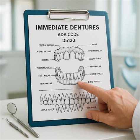 Decoding The Ada Code For Immediate Dentures Wmwtl