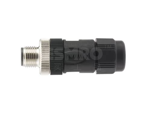 唯恩 Wain 圆形连接器 M12 M04a T D8 Sh M12 A圆形连接器，螺钉压接，直头 4 Ff6219【价格 图片 批发 报价