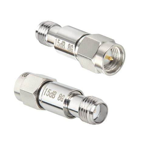 Buy Xrds Rf Sma Male To Sma Female Coaxial Rf Attenuator Dc To 8 Ghz 50ohm 2w 15db Constant