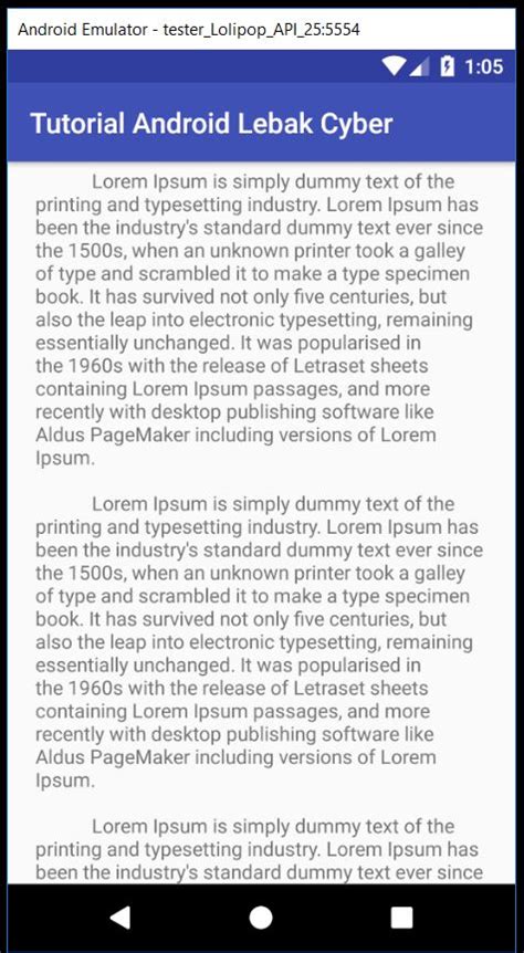 Cara Membuat ScrollView Di Android Studio Lebak Cyber