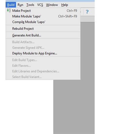 Java Cant Click On The Generate Signed Apk Button In Android