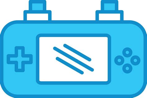 Game Console Line Filled Blue 9875062 Vector Art At Vecteezy