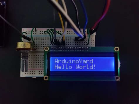 How To Interface A 16x2 Lcd Display With Arduino Arduinoyard