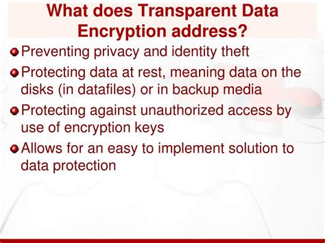 Ppt Transparent Data Encryption Explained Powerpoint Presentation