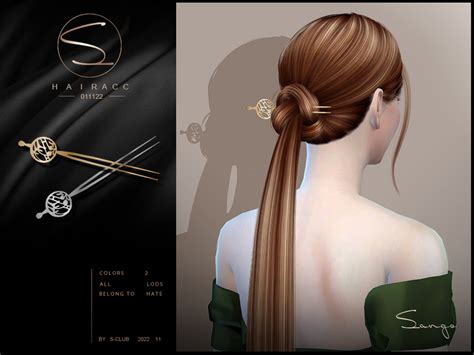 The Sims Resource Hairpin For Female Sims Sims Hair Sims Sims