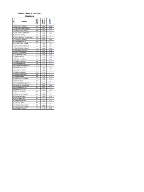 1a Evaluación Sumativa I Pdf