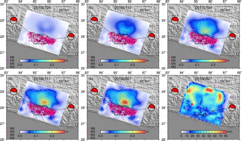 afterslip evolution from joint inversion of insar and gps data sets by