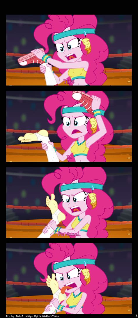 Fry Cook Games Fluttershy Vs Pinkie Pie 8 12 By Shieldheroyuuta On