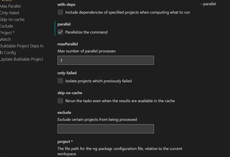 Nx Console Vs Code Extension Doesn T Take Nx Json Options Issue 1079